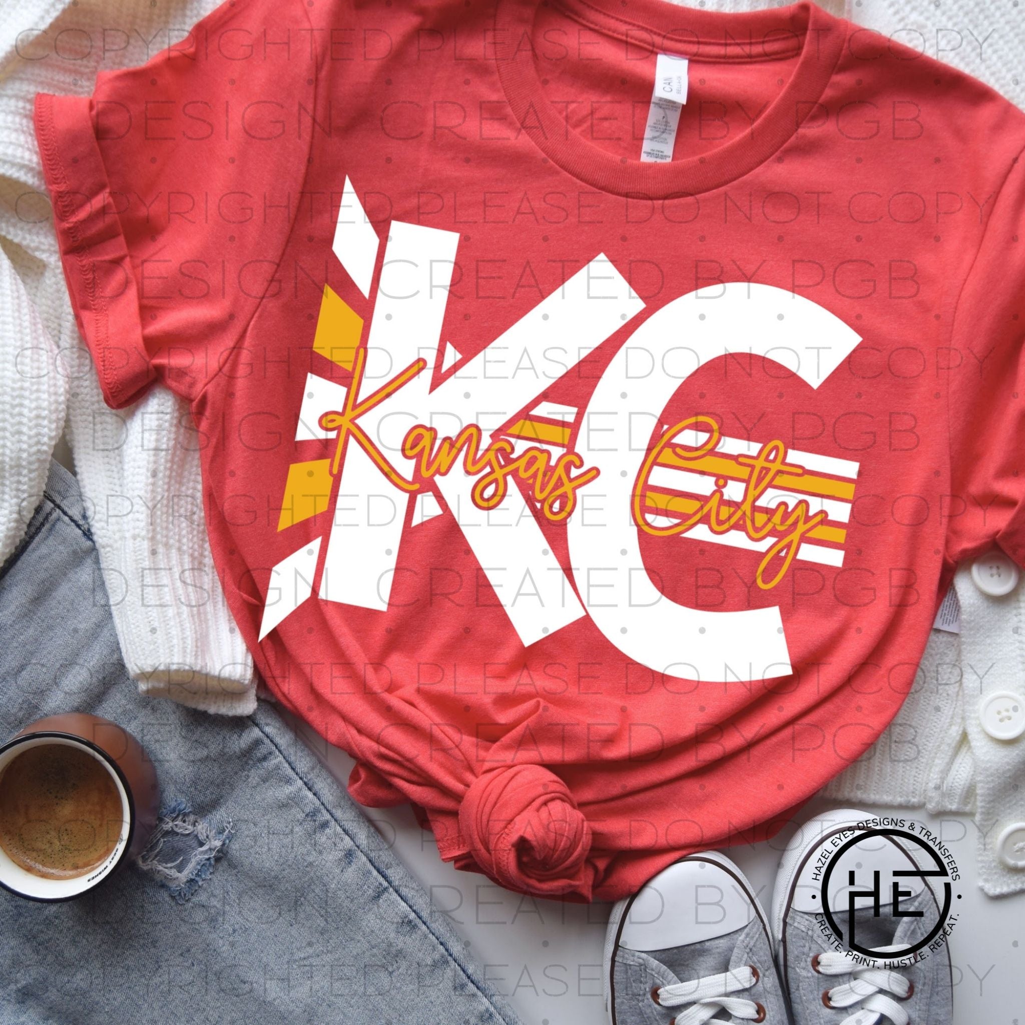 Retro Kansas City Lines - DTF Transfer – Hazel Eyes Designs